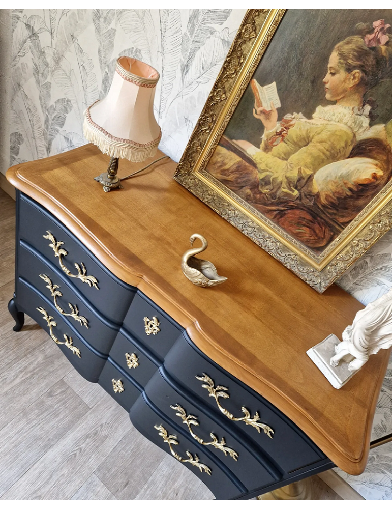 Commode vintage galbée LAYLA